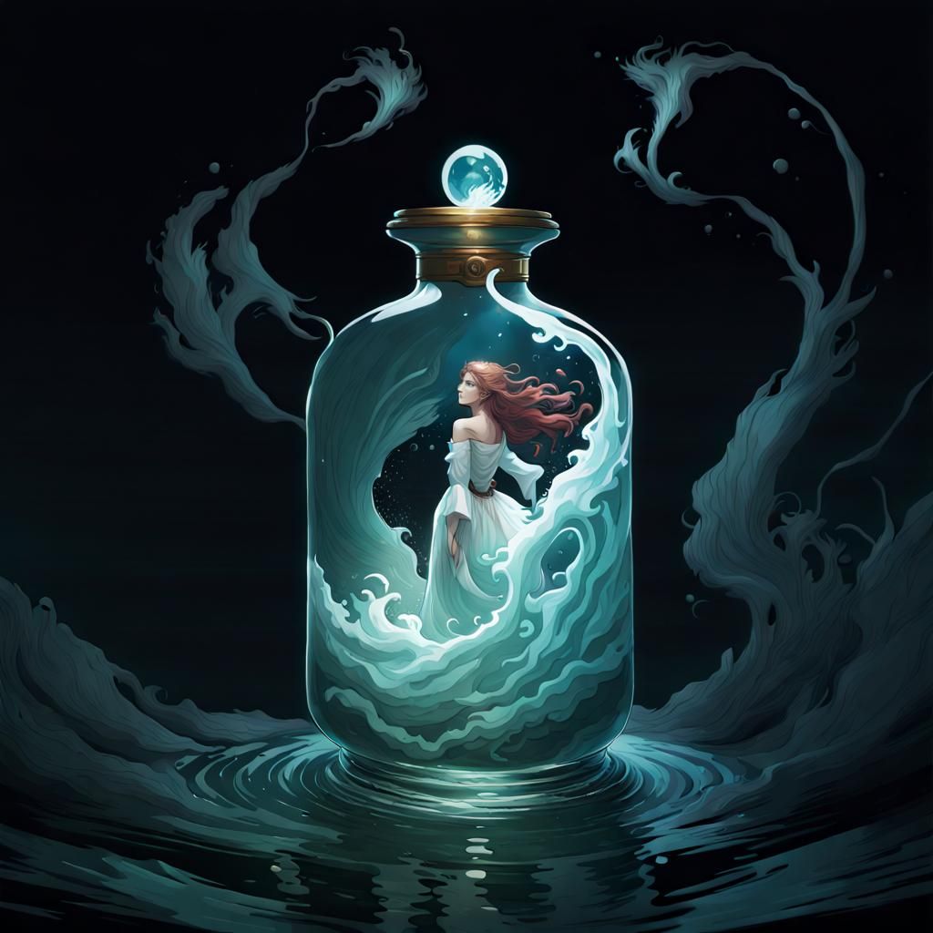 The lady potion - AI Generated Artwork - NightCafe Creator