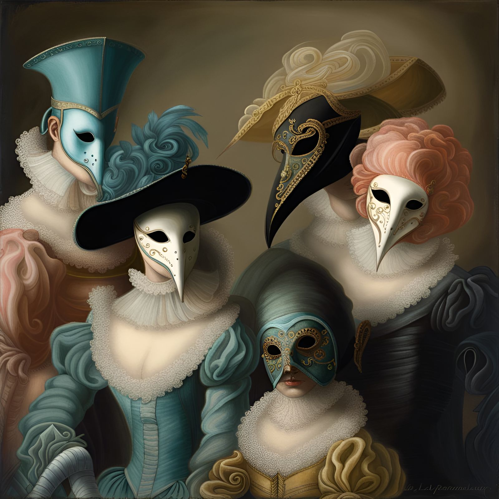 Masquerade - AI Generated Artwork - NightCafe Creator