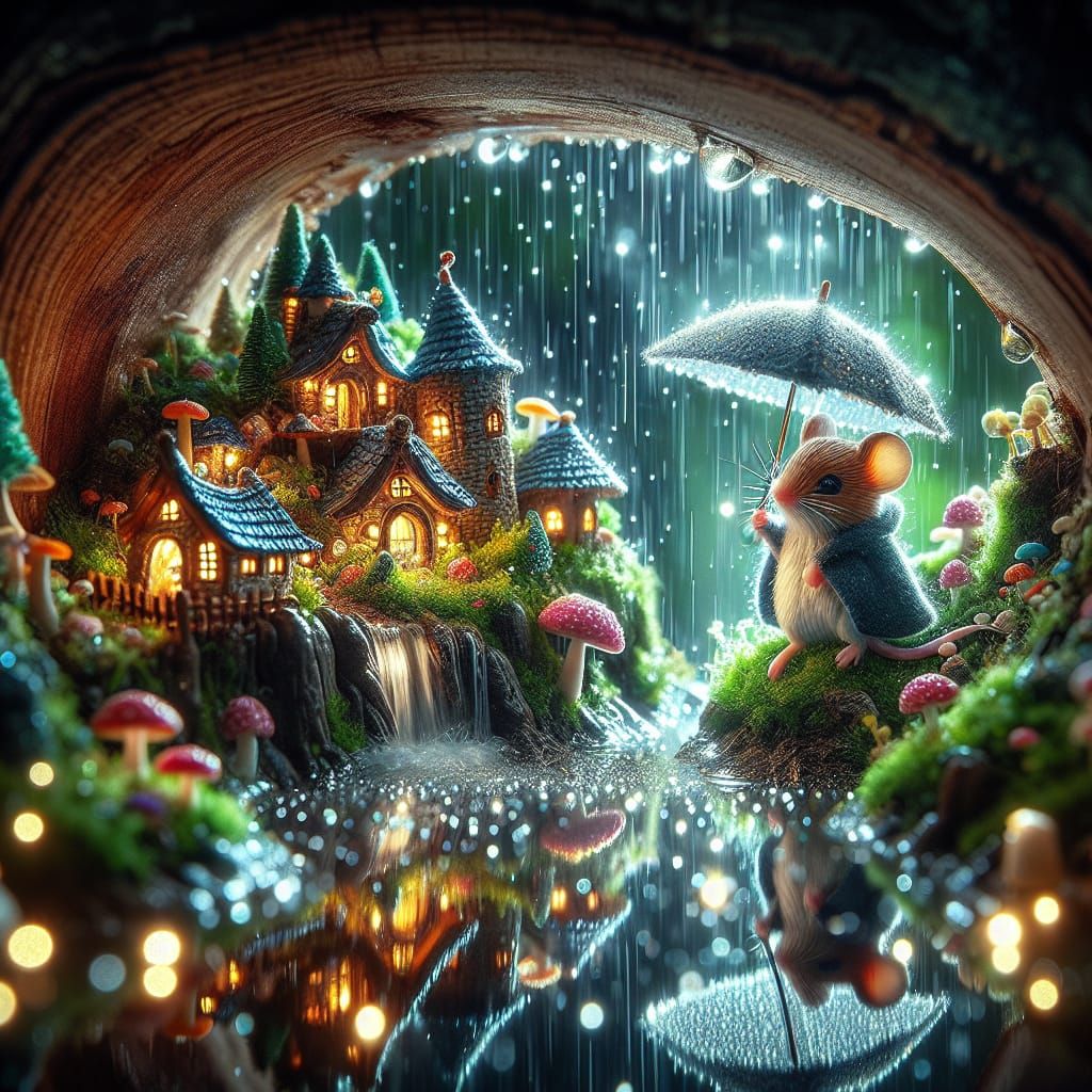 Drip drip drop little April showers - AI Generated Artwork - NightCafe Creator