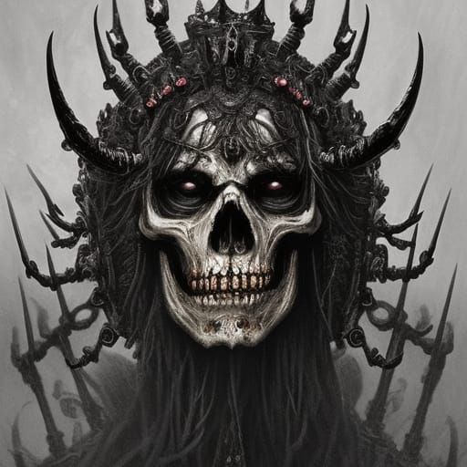 Dark Gothic Skeleton - AI Generated Artwork - NightCafe Creator