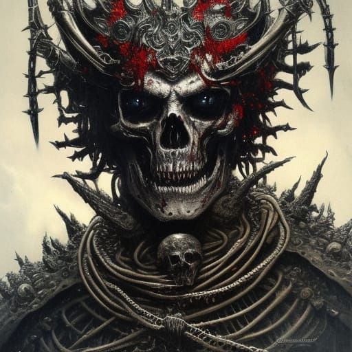 Mystic Skull Lord - AI Generated Artwork - NightCafe Creator