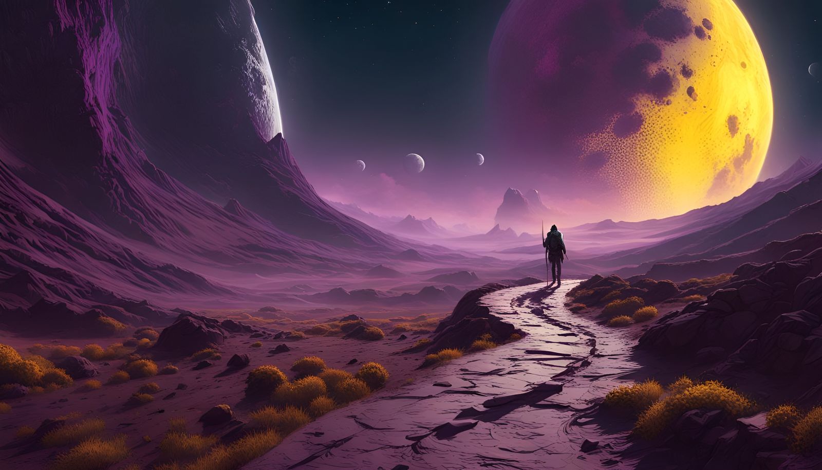 Space Path 3 - AI Generated Artwork - NightCafe Creator