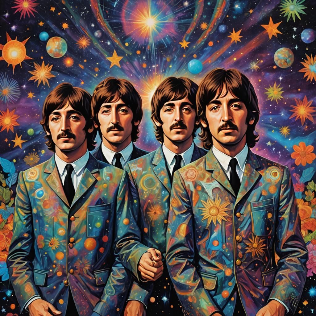 The Beatles - AI Generated Artwork - NightCafe Creator