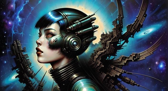 (Exploration Of Space:) epic cosmic (sci-fi landscape:1.1) masterpiece ...