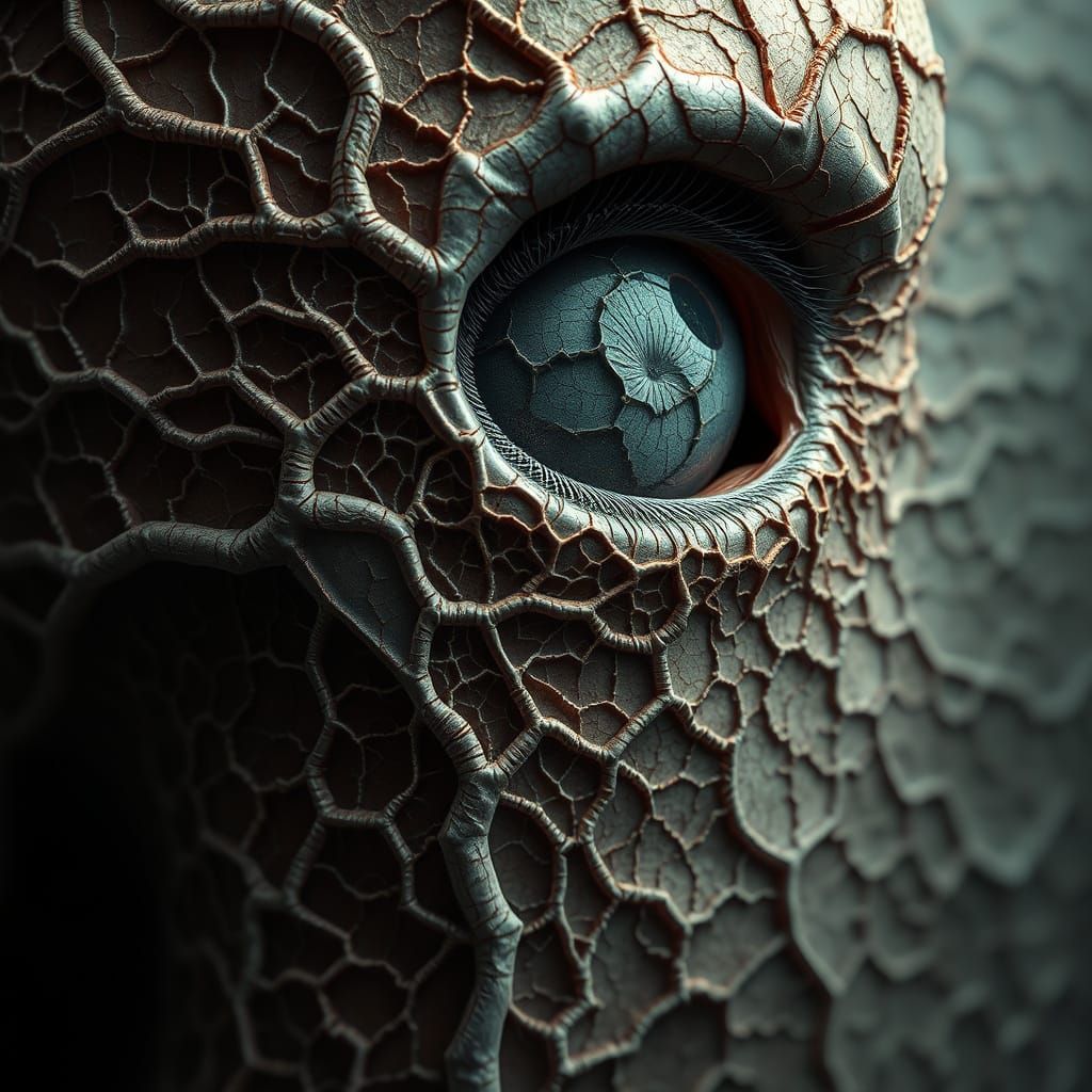 Fractalsperiments - Fractured Human Form in Surreal Anatomic...