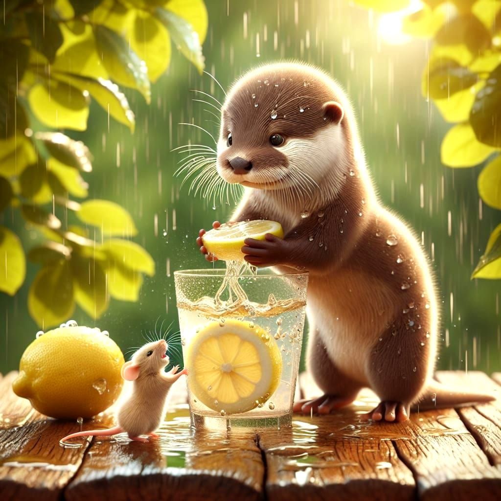 when life gives you summer rain 🌞🌧 make lemonade 🍋 😋