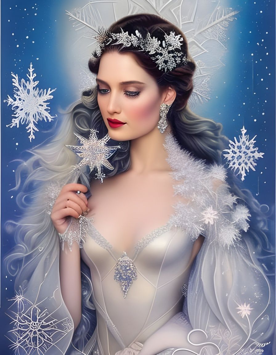Snow Queen - AI Generated Artwork - NightCafe Creator