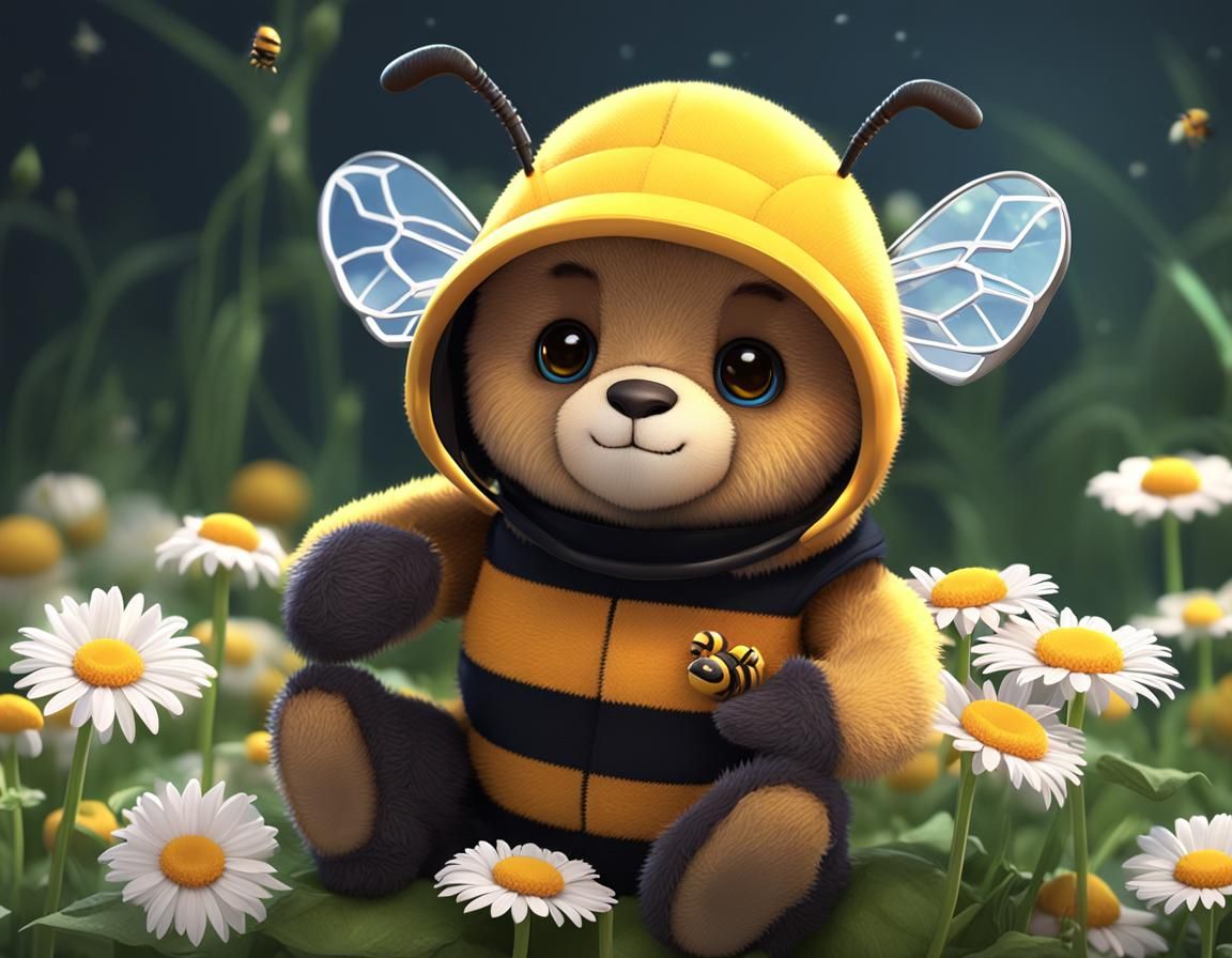 Teddy-Bee - AI Generated Artwork - NightCafe Creator