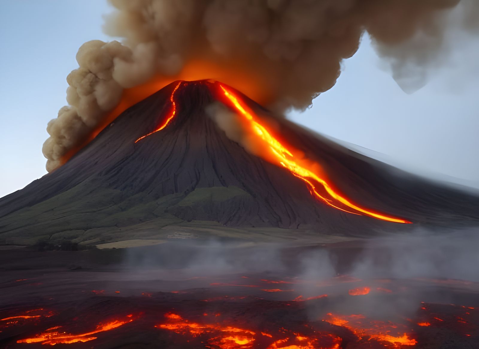 Eruption - AI Generated Artwork - NightCafe Creator