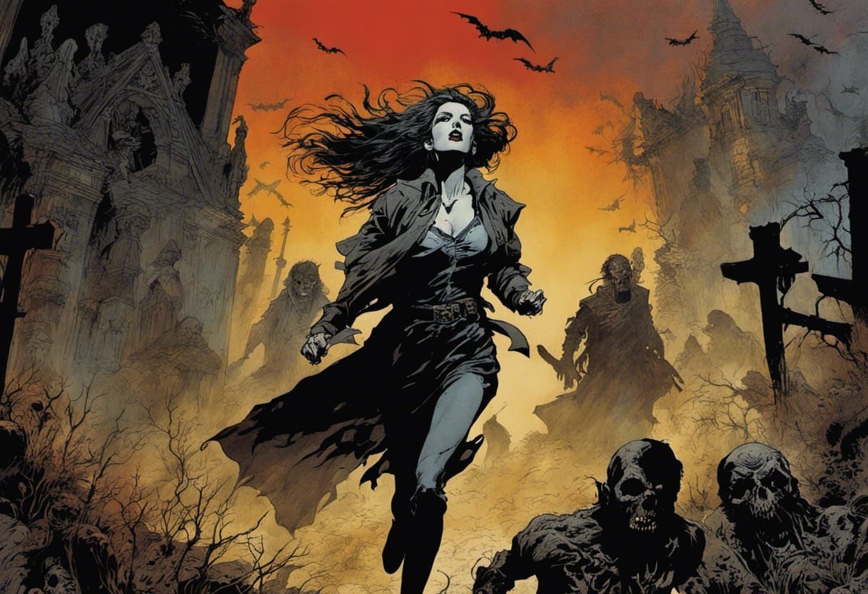 Zombies! - AI Generated Artwork - NightCafe Creator