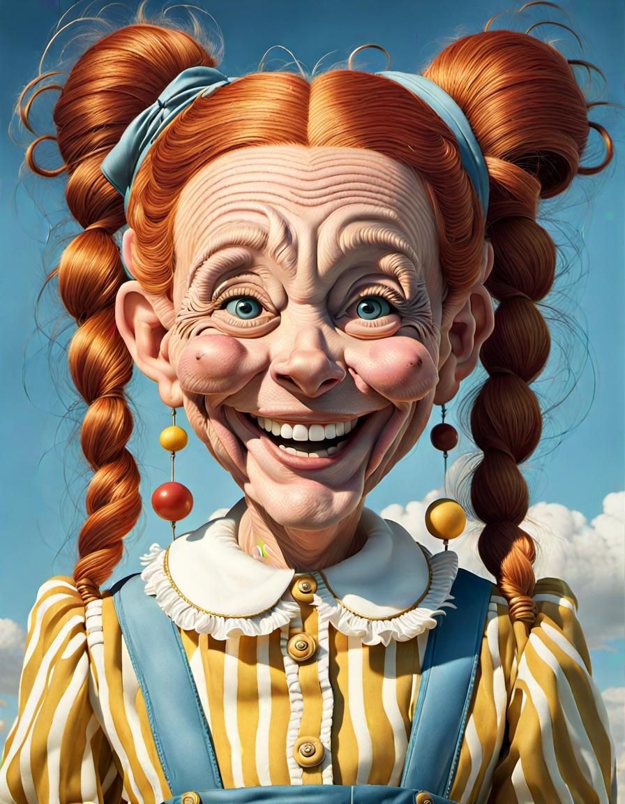 Pippi never ages, she's still full of fun - AI Generated Artwork ...