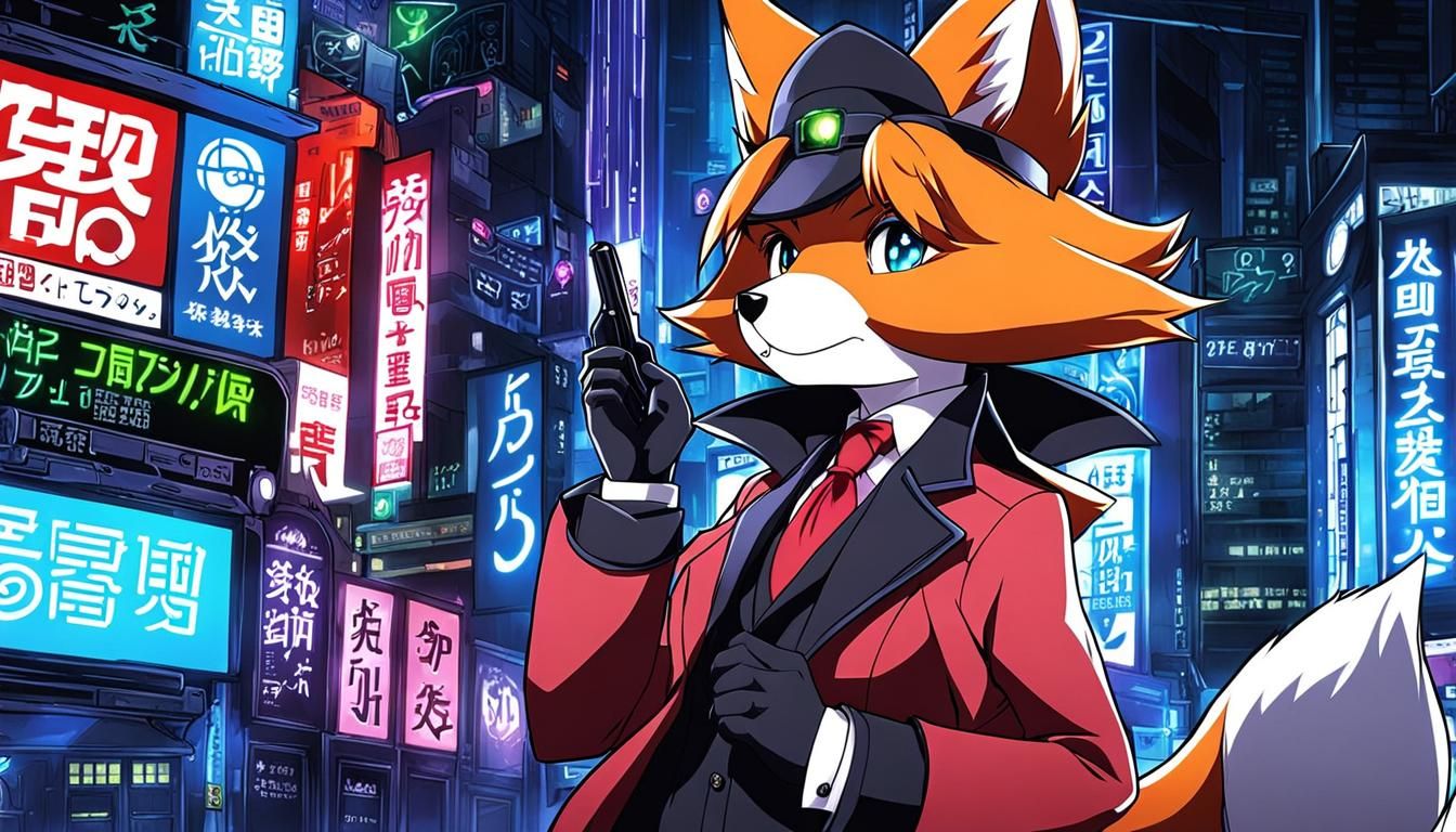 Cyber Fox detective - AI Generated Artwork - NightCafe Creator