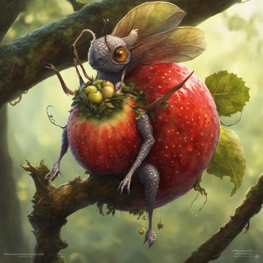 Magical Fruit Fae - AI Generated Artwork - NightCafe Creator