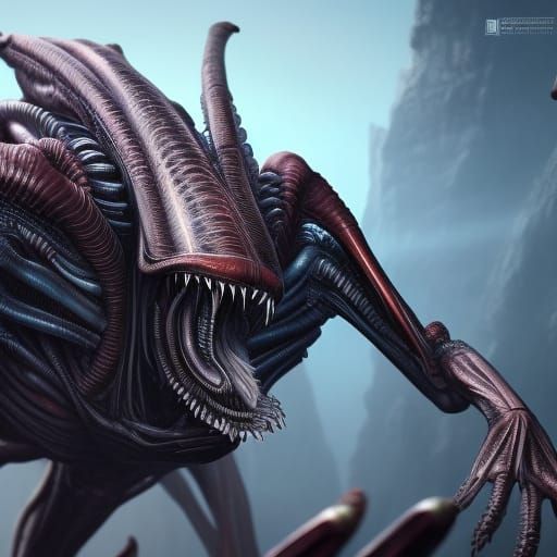 Alien - AI Generated Artwork - NightCafe Creator