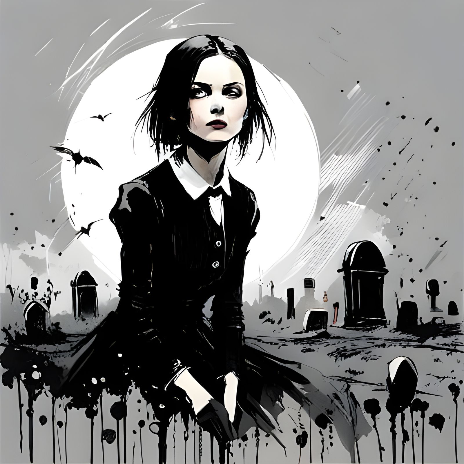 Visions of Wednesday ... - AI Generated Artwork - NightCafe Creator