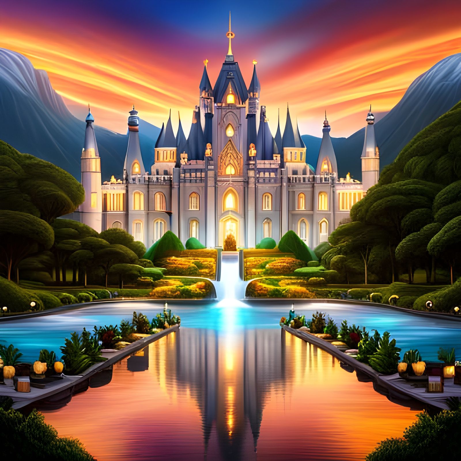 Queen’s Palatial Home - AI Generated Artwork - NightCafe Creator