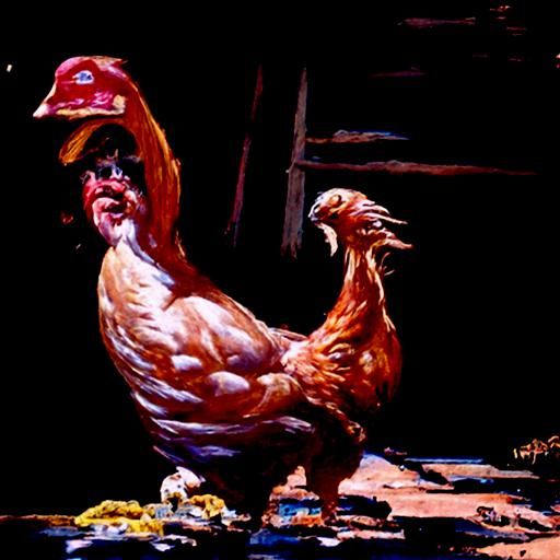 Chicken - AI Generated Artwork - NightCafe Creator
