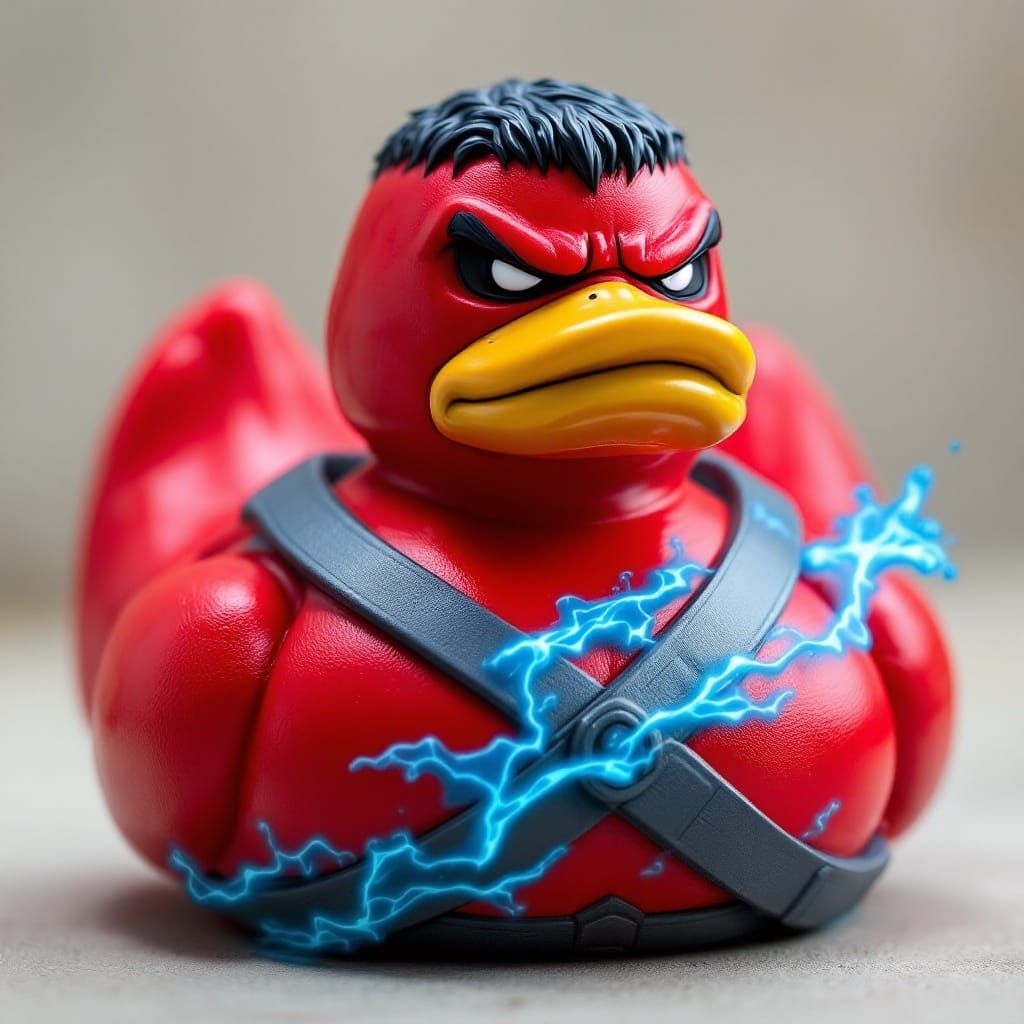 thunderbolt ross red hulk rubber duck from marvel