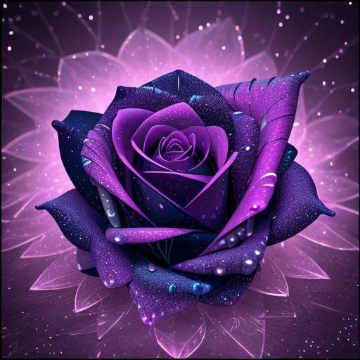 Fractal Rose - AI Generated Artwork - NightCafe Creator