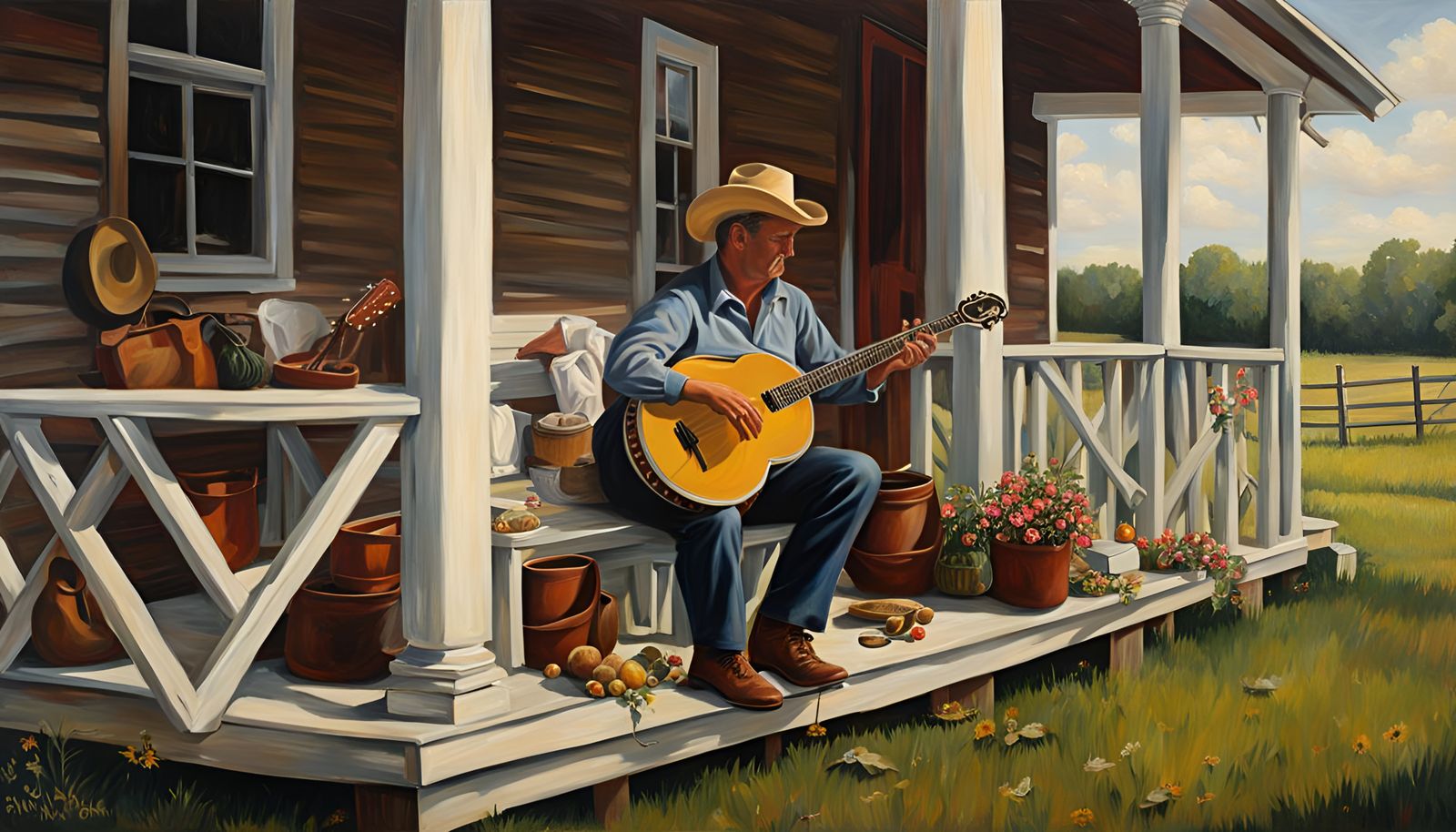 On The Farm - AI Generated Artwork - NightCafe Creator