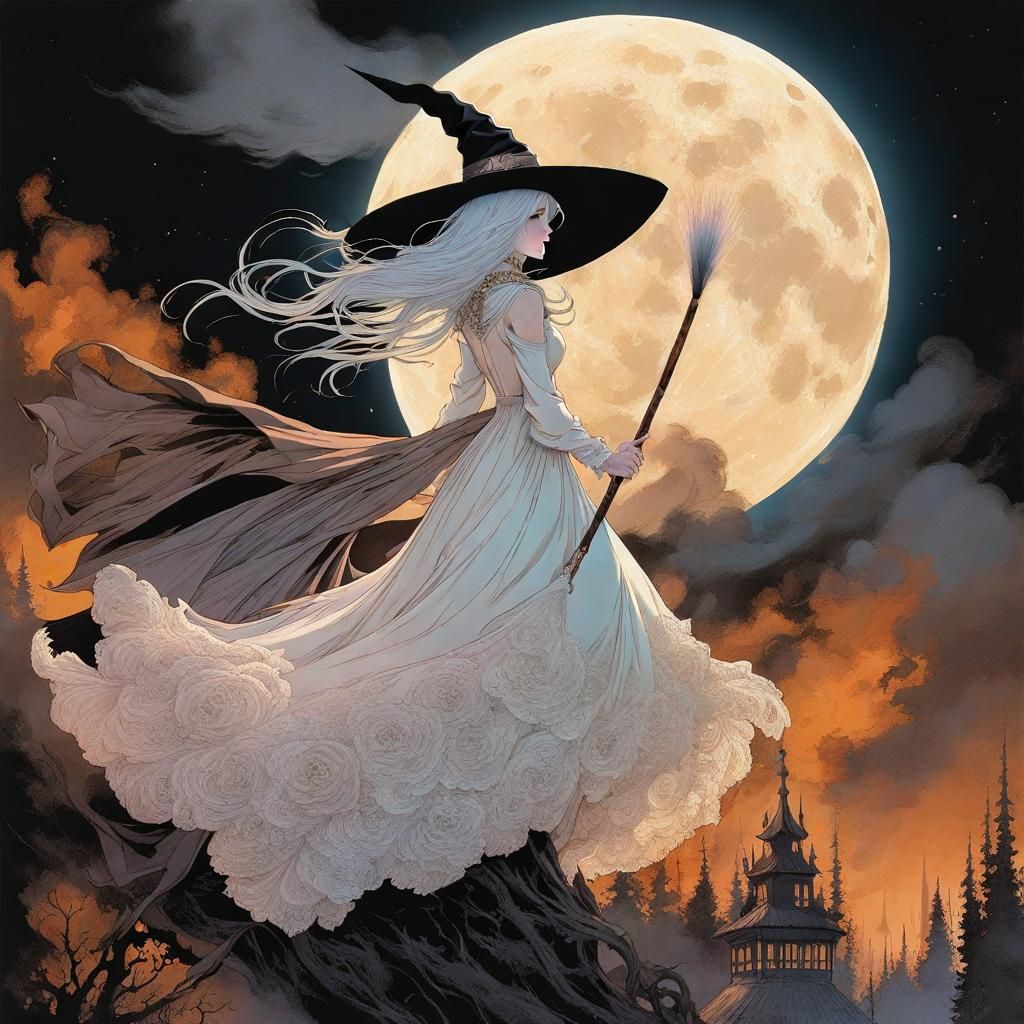 Late Bride Witch - AI Generated Artwork - NightCafe Creator