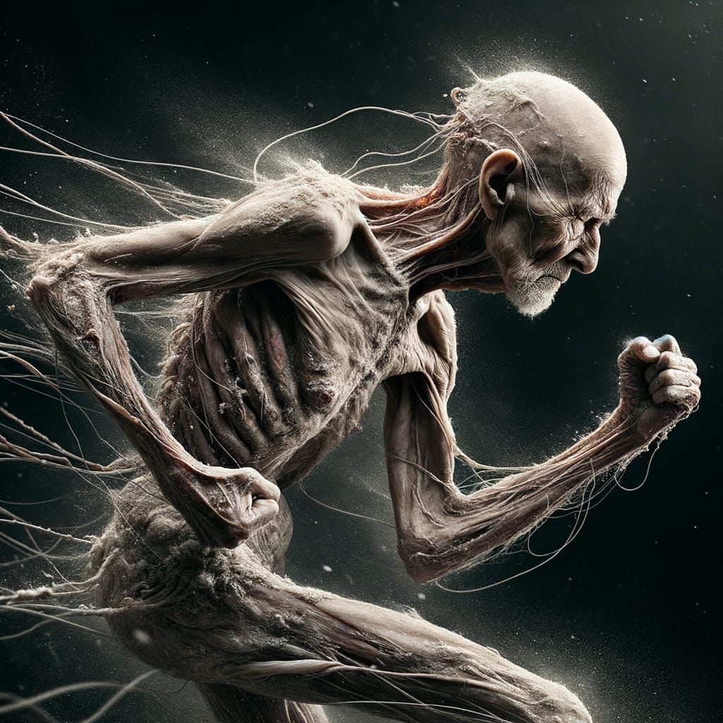 A Glimpse of Unyielding Human Spirit in the Face o... - AI Art