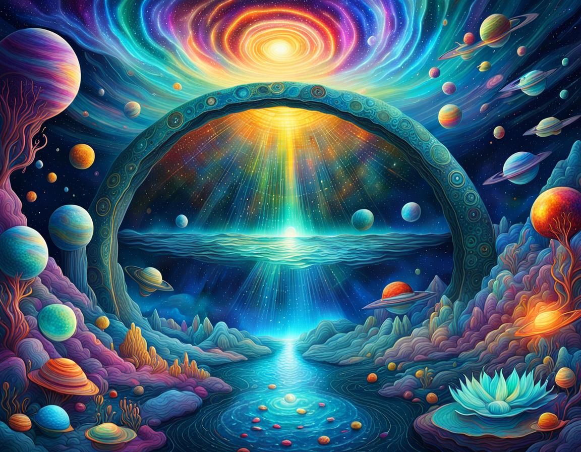 An underground mysterious sea - AI Generated Artwork - NightCafe Creator