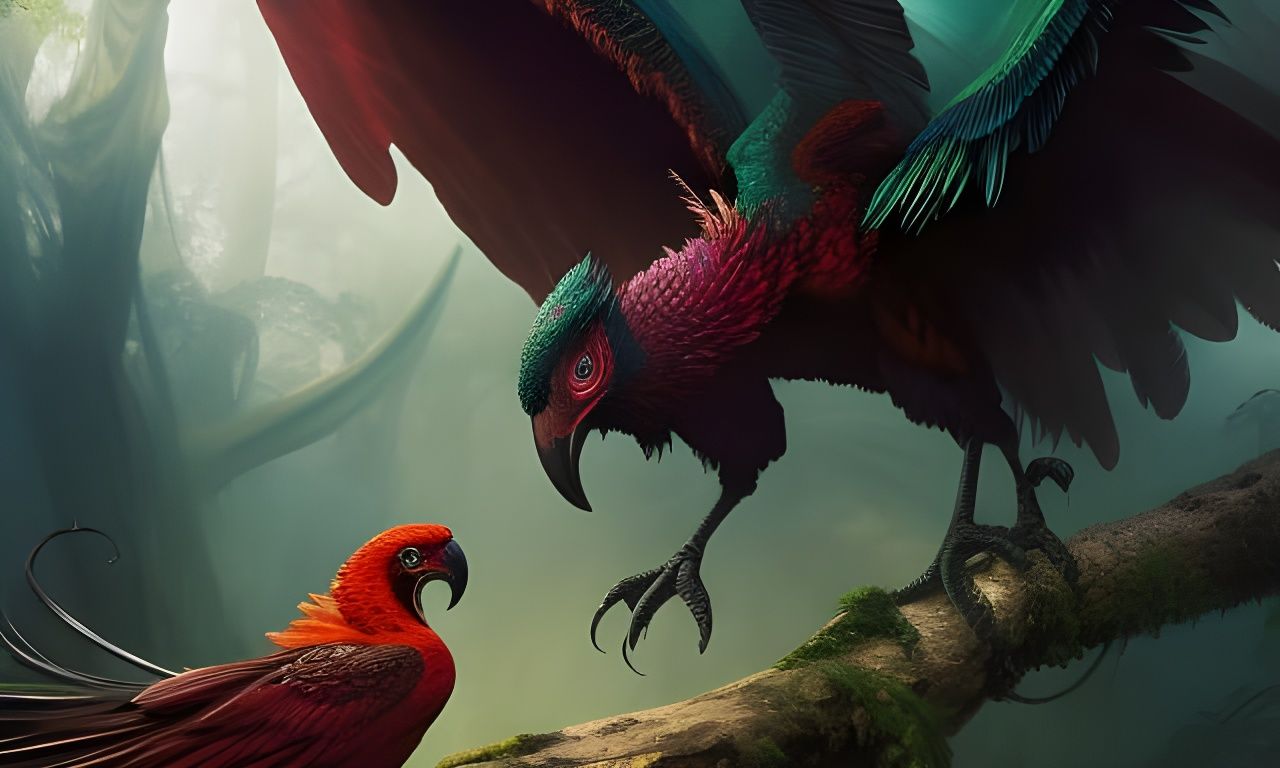 ARCHAEOPTERYX - Strange Behaviour - AI Generated Artwork - NightCafe Creator