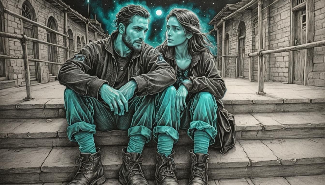 street scene - AI Generated Artwork - NightCafe Creator