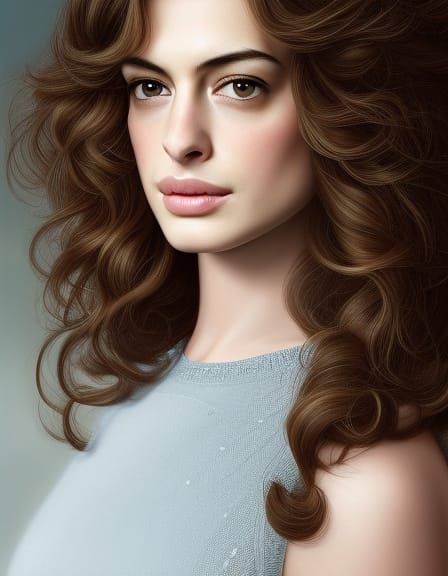 Anne Hathaway - AI Generated Artwork - NightCafe Creator