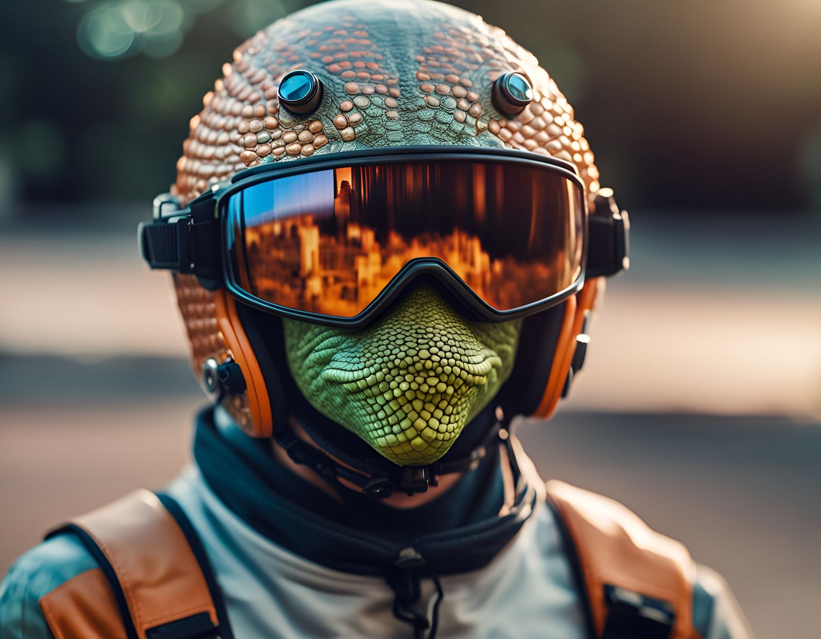 Reptoid squadron - AI Generated Artwork - NightCafe Creator