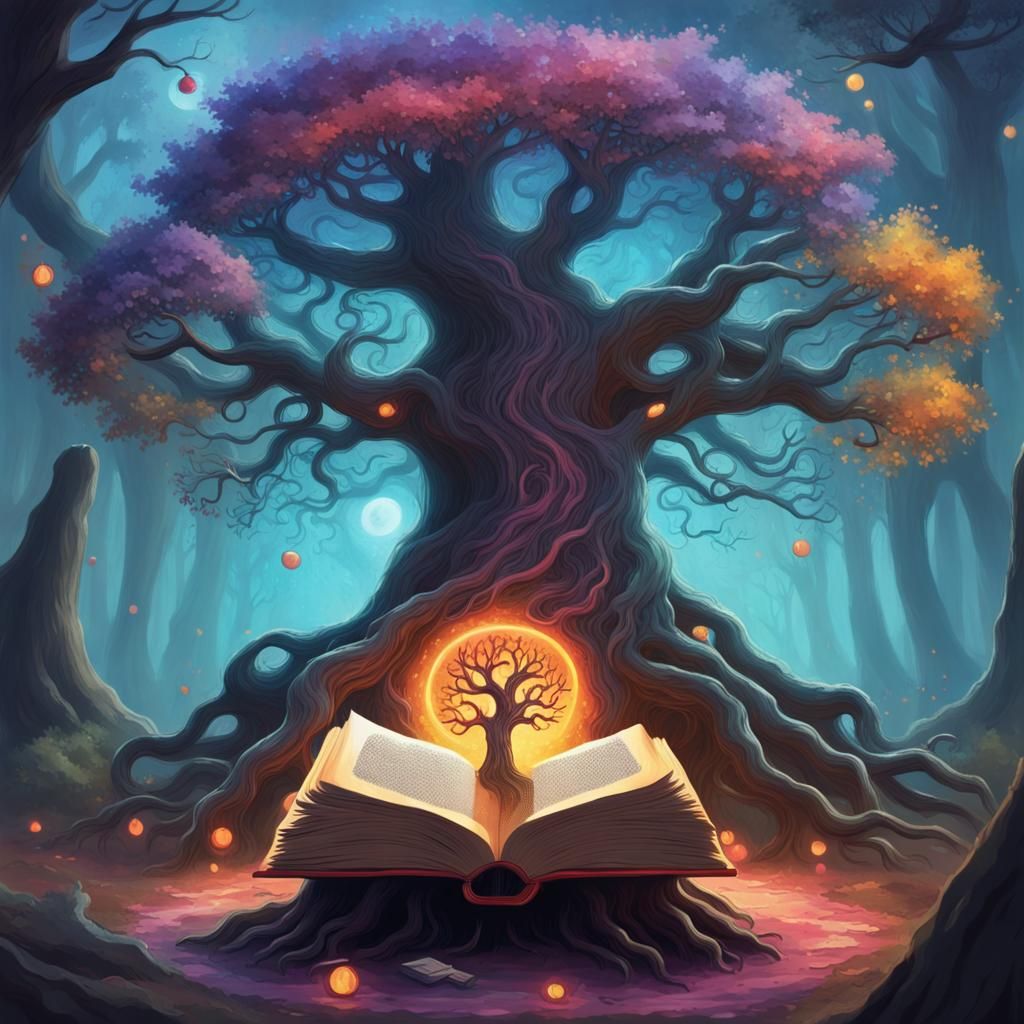 An ancient, sentient tree offers wisdom and guidance to those who seek ...