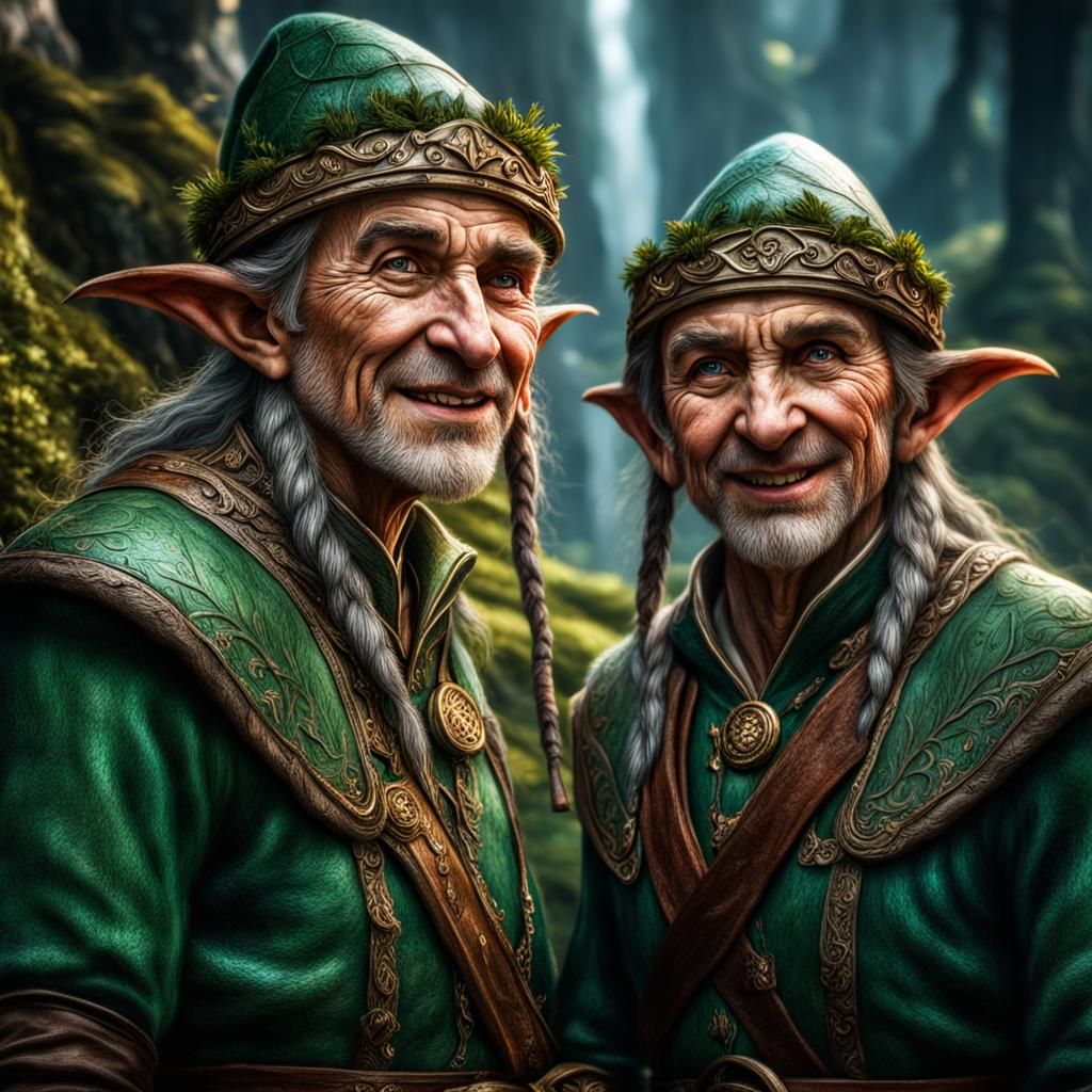 Happy elves - AI Generated Artwork - NightCafe Creator