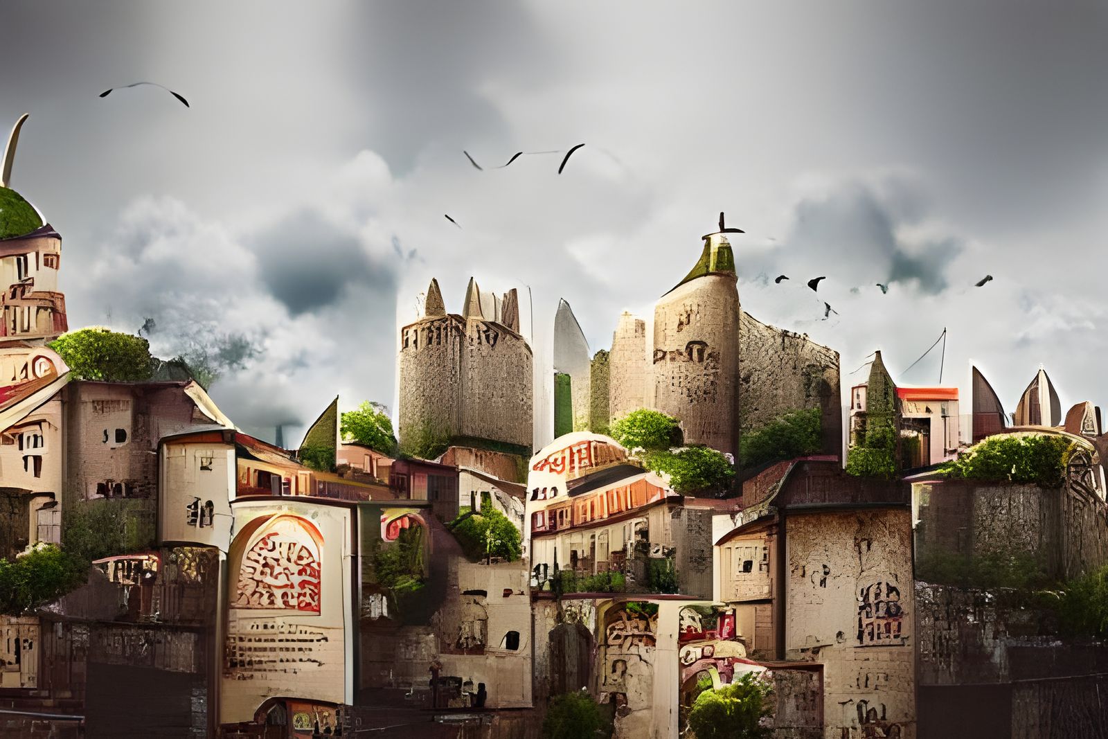 Medieval city Behance HD - AI Generated Artwork - NightCafe Creator