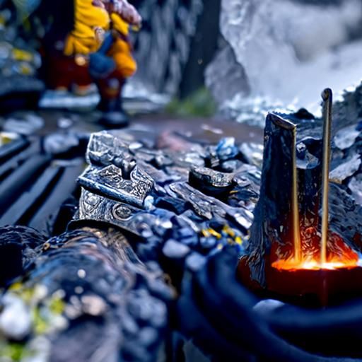 dwarves forging a hammer - AI Generated Artwork - NightCafe Creator