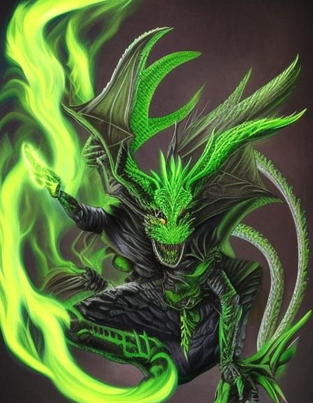 Corrupt Dragon Blooded - AI Generated Artwork - NightCafe Creator