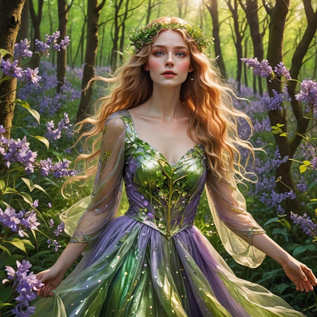 spring nymph 3 - AI Generated Artwork - NightCafe Creator