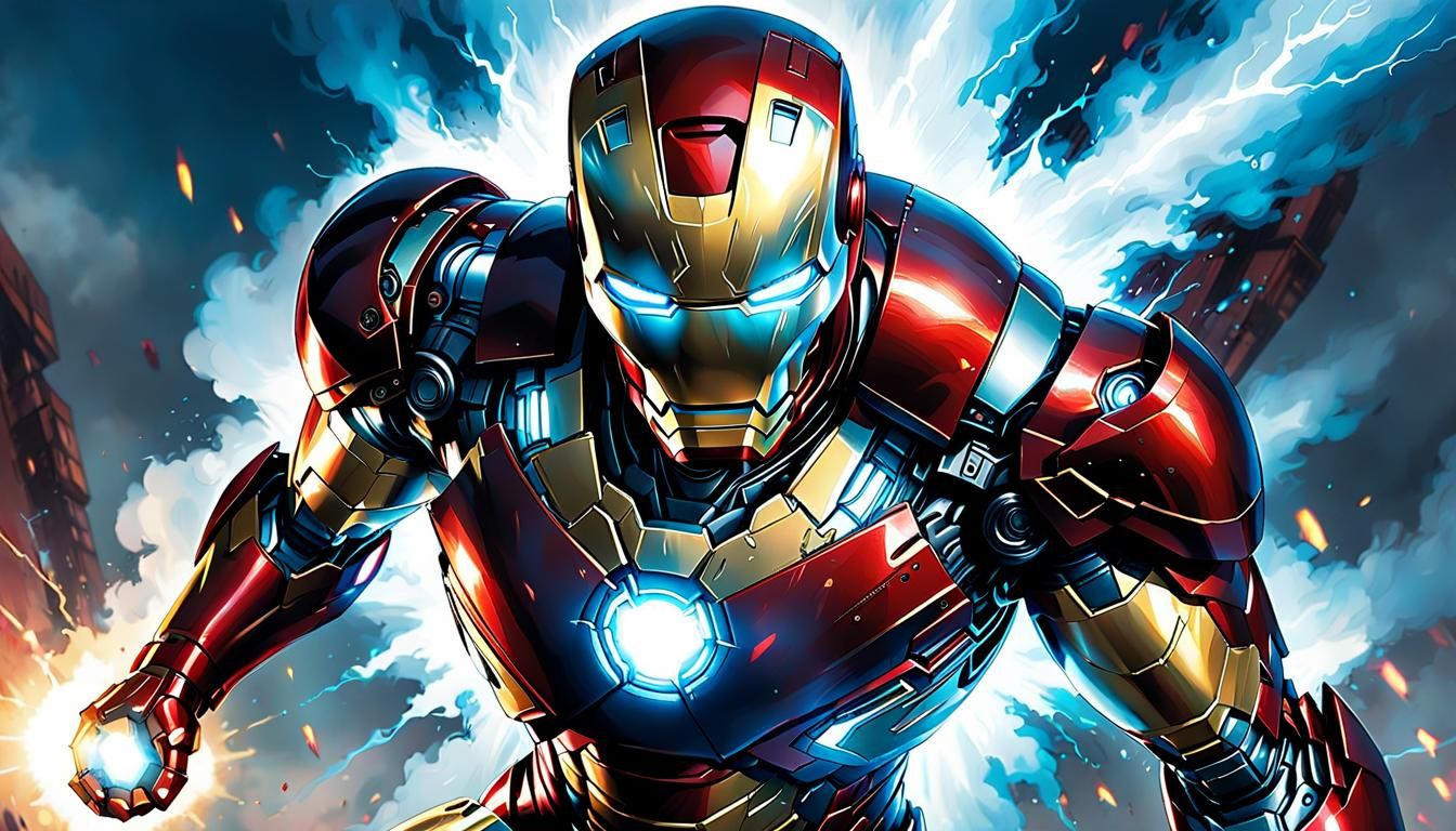 Iron Man - AI Generated Artwork - NightCafe Creator