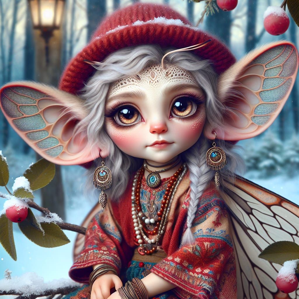 elf lunar moth child - AI Generated Artwork - NightCafe Creator
