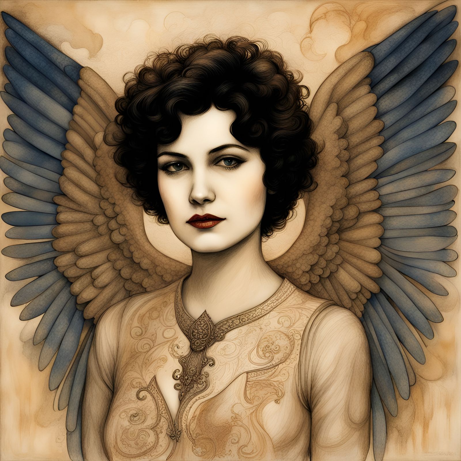 PATSY CLINE HAS WINGS - AI Generated Artwork - NightCafe Creator