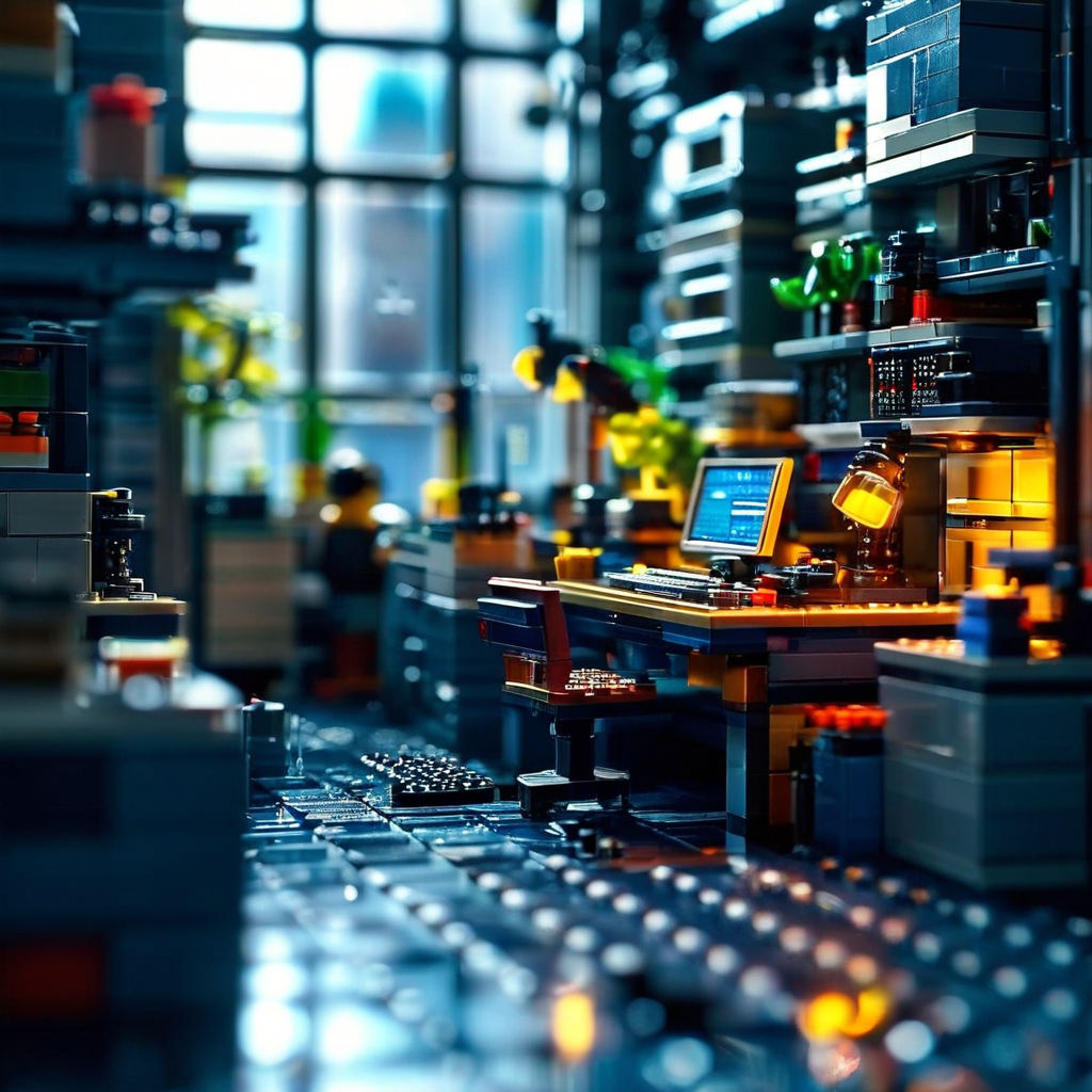 A Lego studio - AI Generated Artwork - NightCafe Creator