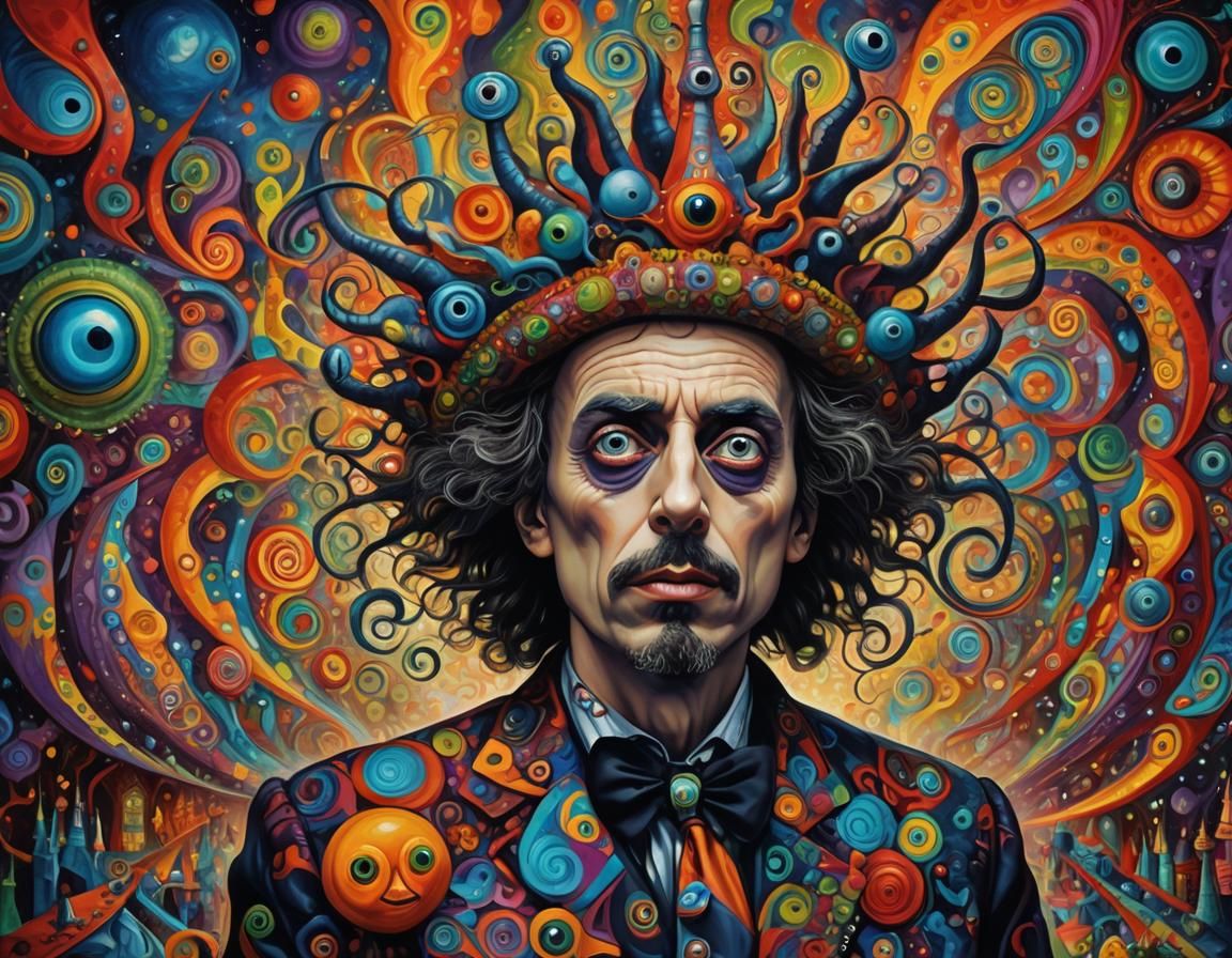 hypnotic lsd trip - AI Generated Artwork - NightCafe Creator