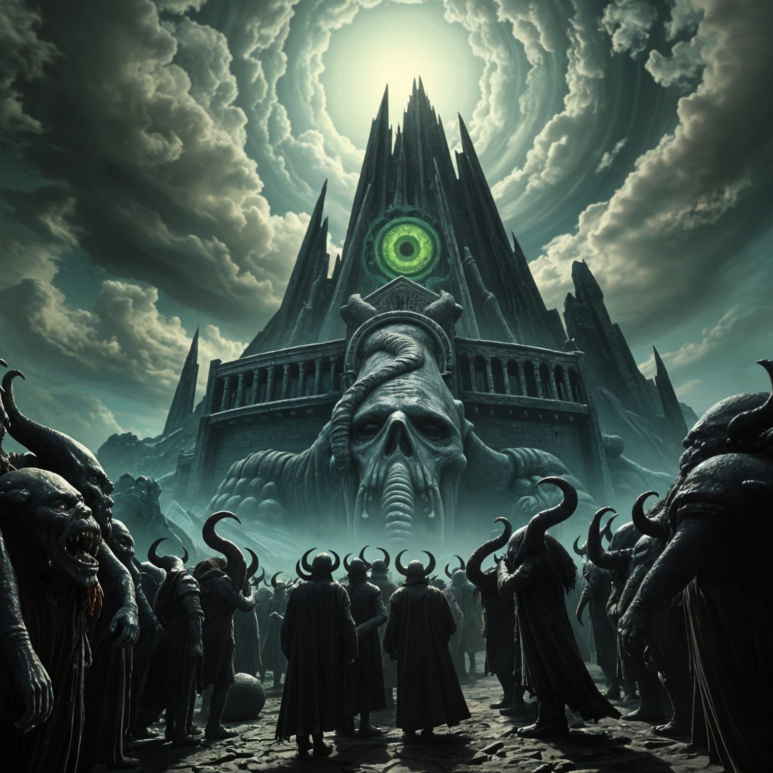 Tower of horror - Surreal Horror Abode in Dark and Forebodin...