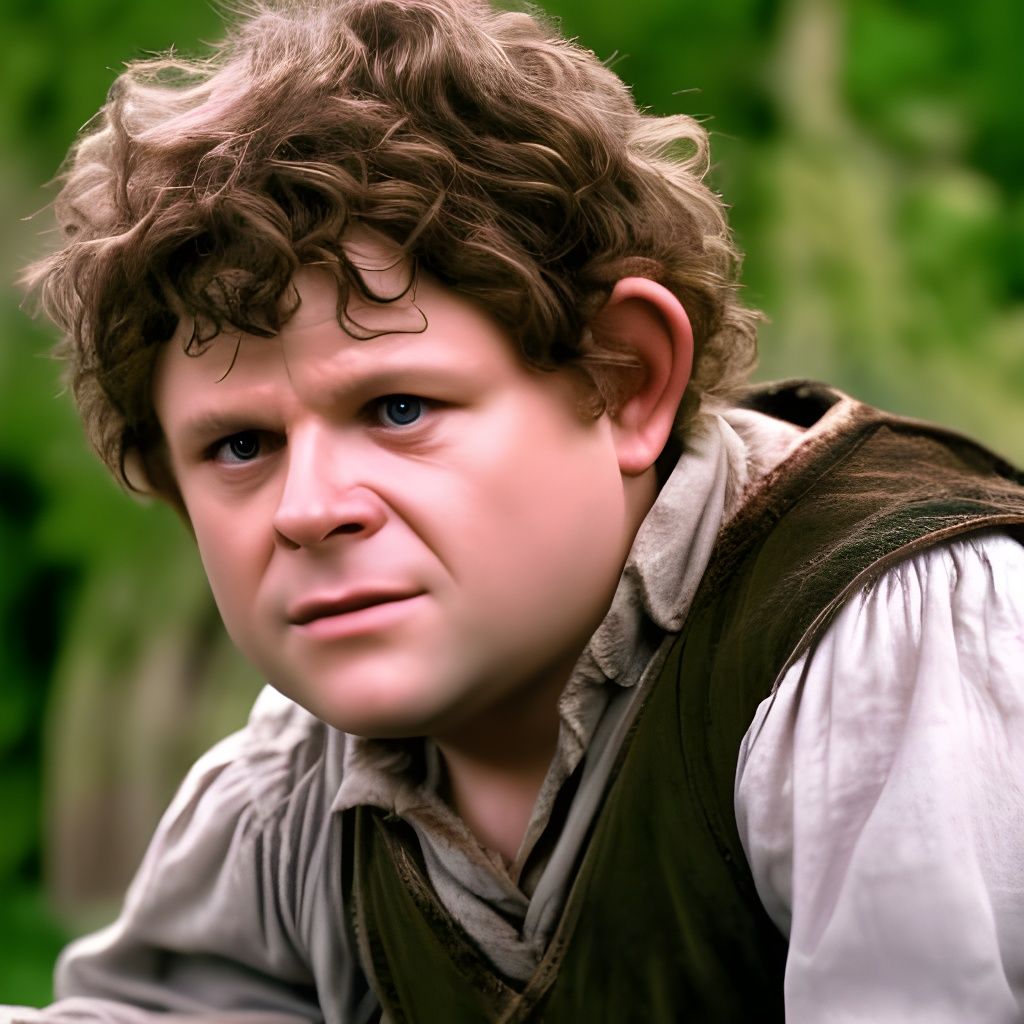 Samwise Gamgee - AI Generated Artwork - NightCafe Creator