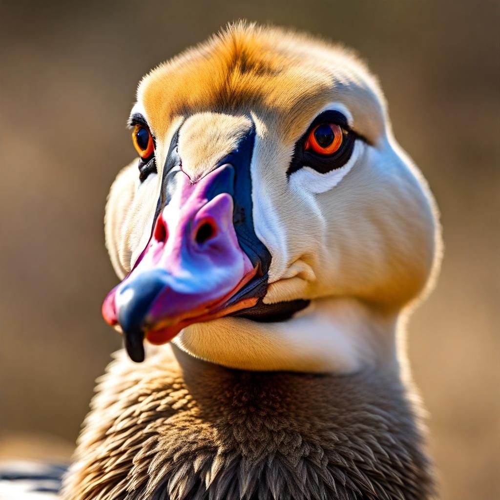 mazing macro photography Lion Headed Goose, portrait, "intricate ...