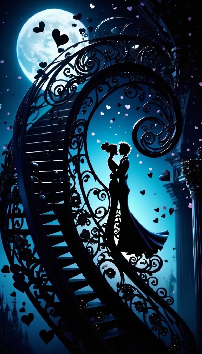 Falling in love - AI Generated Artwork - NightCafe Creator