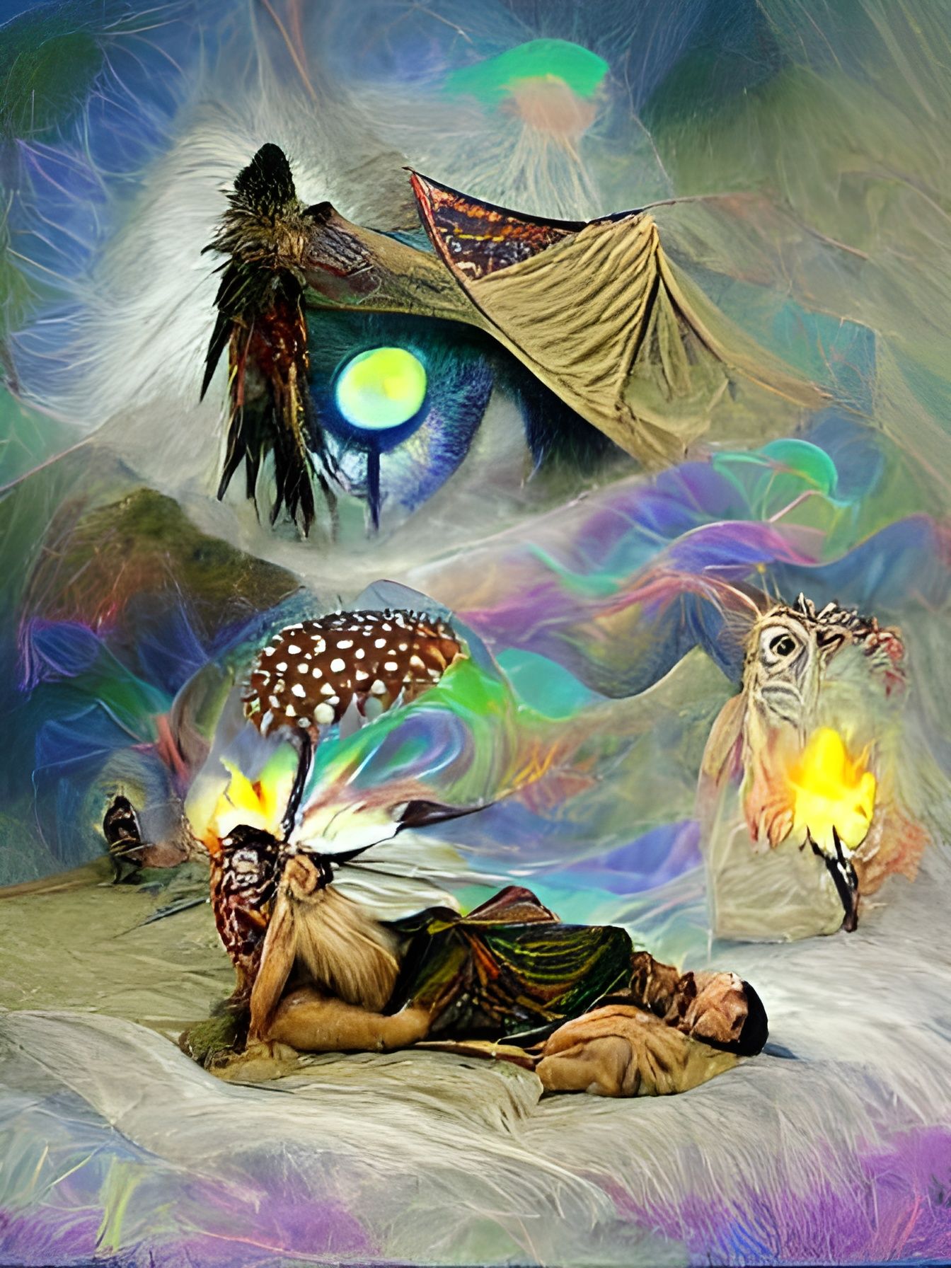 The shaman's dreams and visions - AI Generated Artwork - NightCafe Creator