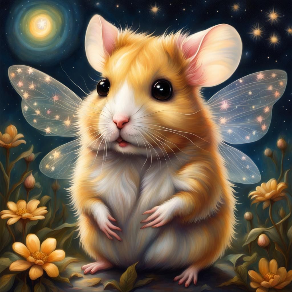 Hamster Fairy - AI Generated Artwork - NightCafe Creator