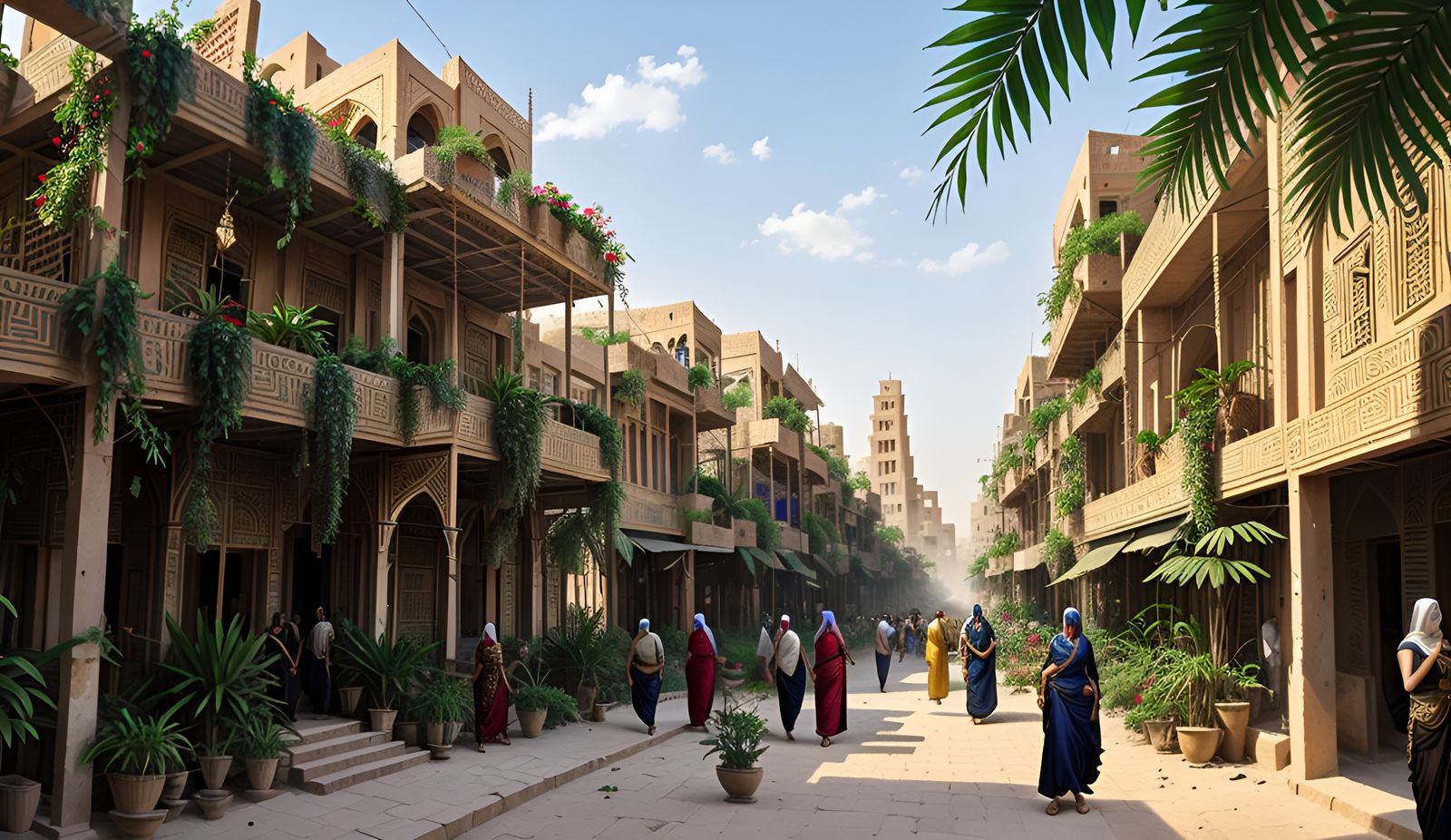 Babylon circa 1792 BCE - AI Generated Artwork - NightCafe Creator