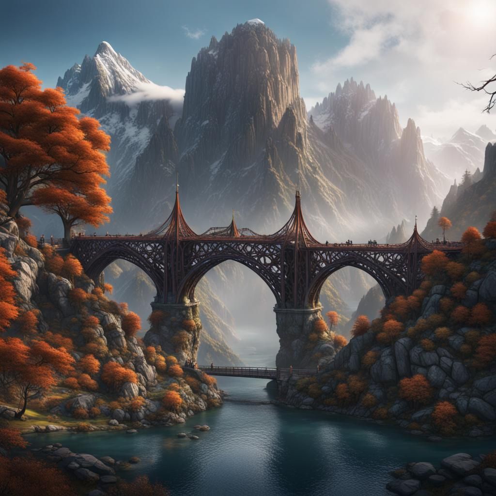 Bridge - AI Generated Artwork - NightCafe Creator